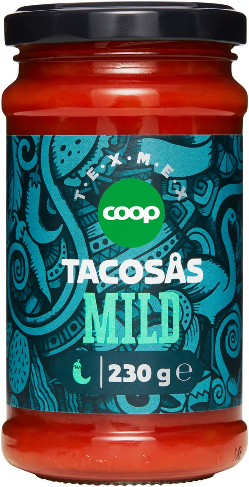 Tacosauce Mild, Coop, 230g | Jämför pris & handla via Matspar.se