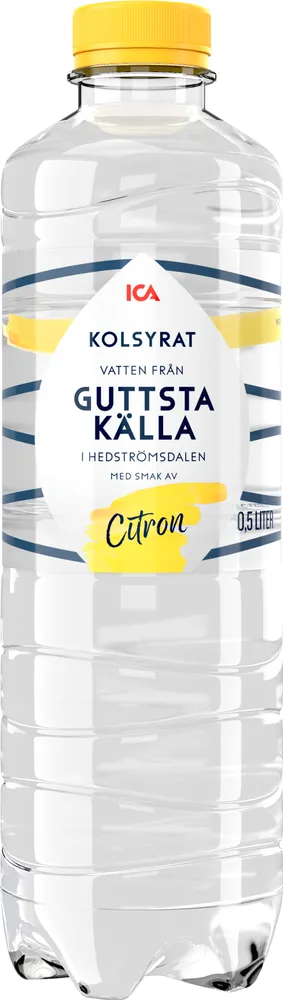 Kolsyrat vatten Citron, ICA, 5dl | Jämför pris & handla via Matspar.se