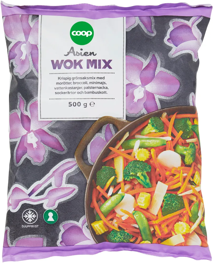 Wok Mix Classic, Coop, 500g | Jämför pris & handla via Matspar.se
