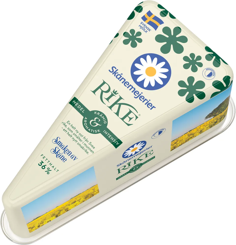 RIKE® 36% mellan, Skånemejerier, 375g | Jämför pris & handla via Matspar.se