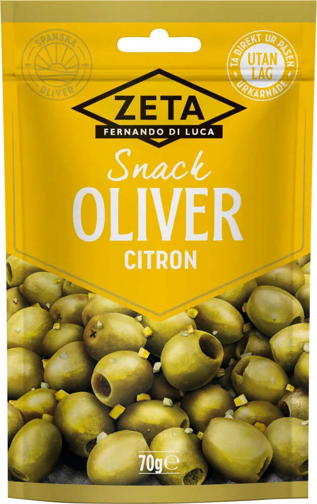 Oliver Snack Citron, Zeta, 70g | Jämför pris & handla via Matspar.se