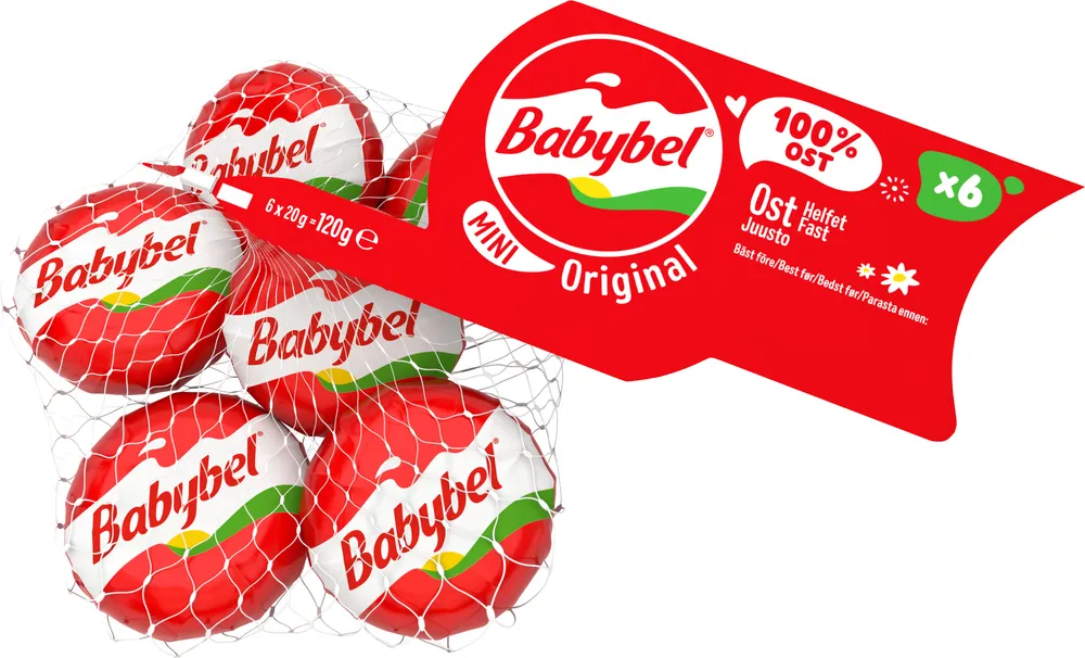 Mini baby nät, Mini Babybel, 120g | Jämför pris & handla via Matspar.se