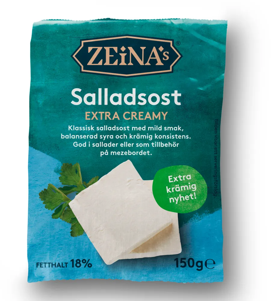 Salladsost Extra Creamy, Zeinas, 150g | Jämför pris & handla via Matspar.se