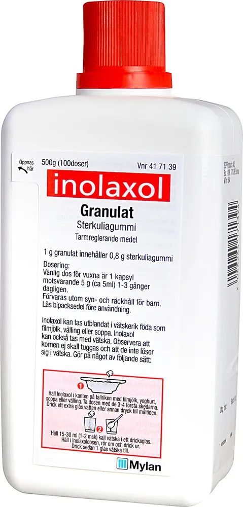 Inolaxol Granulat, flaska, Inolaxol, 500g | Jämför pris & handla via ...