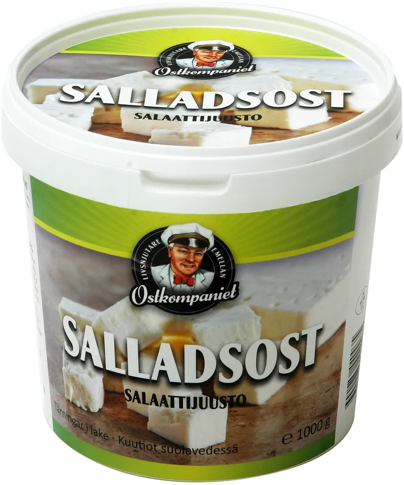Tärnad Salladsost, Ostkompaniet, 1kg | Jämför pris & handla via Matspar.se