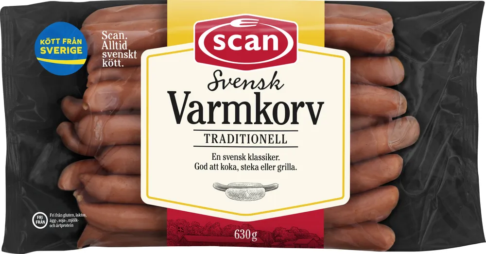 Varmkorv, Scan, 630g | Jämför pris & handla via Matspar.se