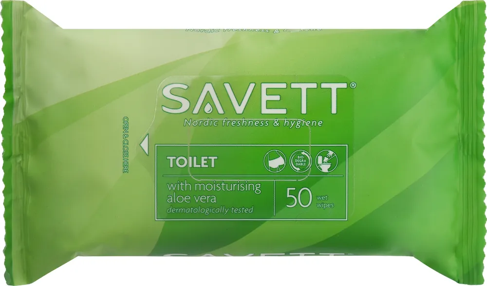 Våtservett Toilet Reseal, Savett, 50st | Jämför pris & handla via ...