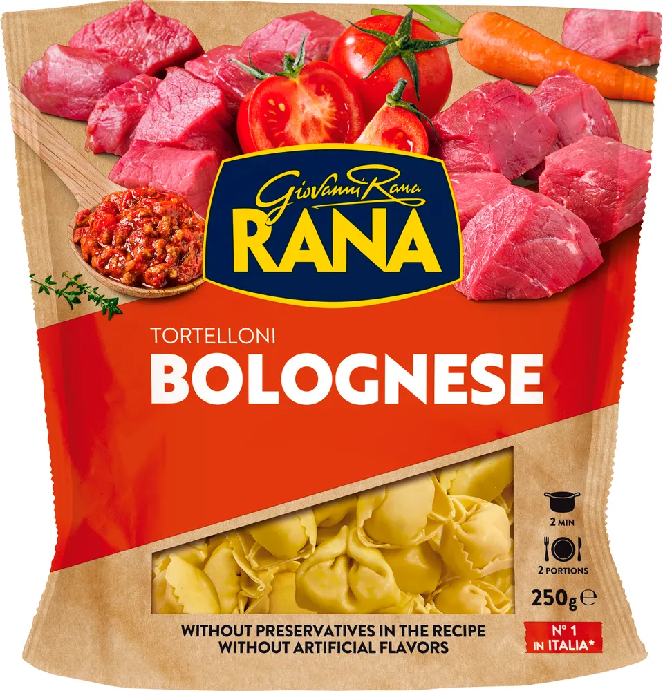 Tortelloni Bolognese, Rana, 250g | Jämför pris & handla via Matspar.se
