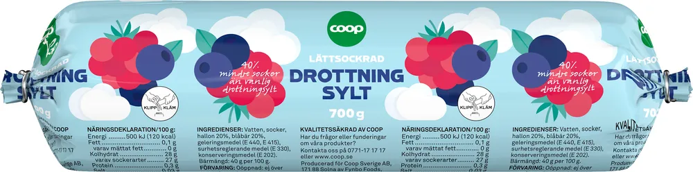 DROTTNINGSYLT, Coop, 700g | Jämför pris & handla via Matspar.se