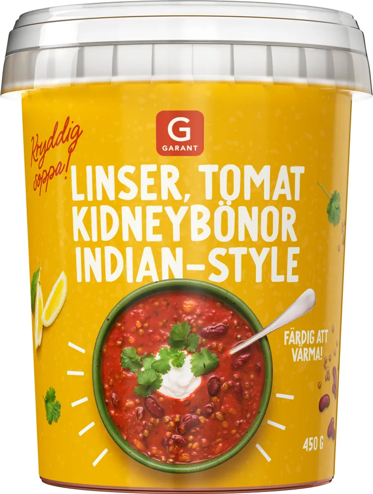 Soppa kyld linssoppa, Garant, 450g | Jämför pris & handla via Matspar.se