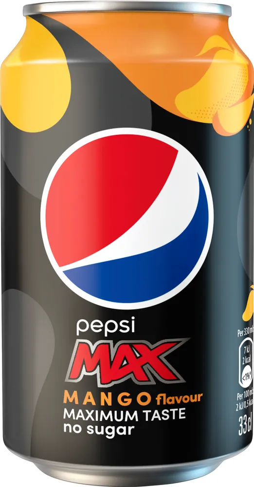 Pepsi Max Mango, Pepsi, 33cl | Jämför pris & handla via Matspar.se
