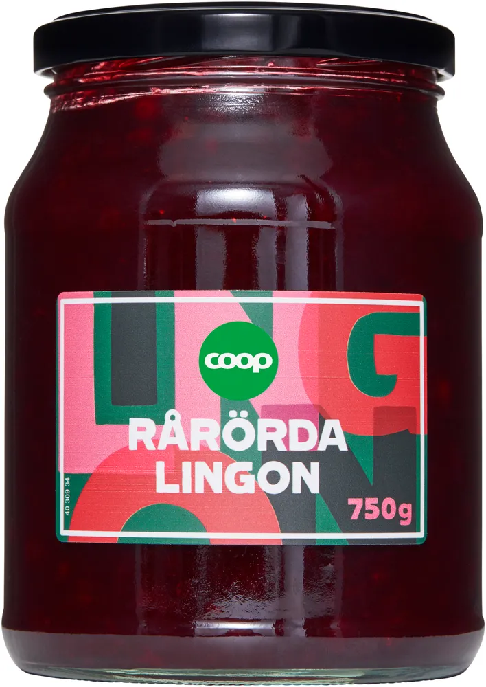Lingon Rårörda, Coop, 750g | Jämför pris & handla via Matspar.se